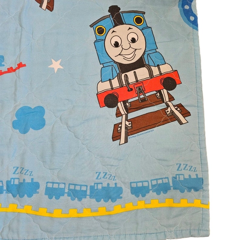 Thomas Train Engine Friends Blue Crib Toddler Comforter Blanket Blue ...