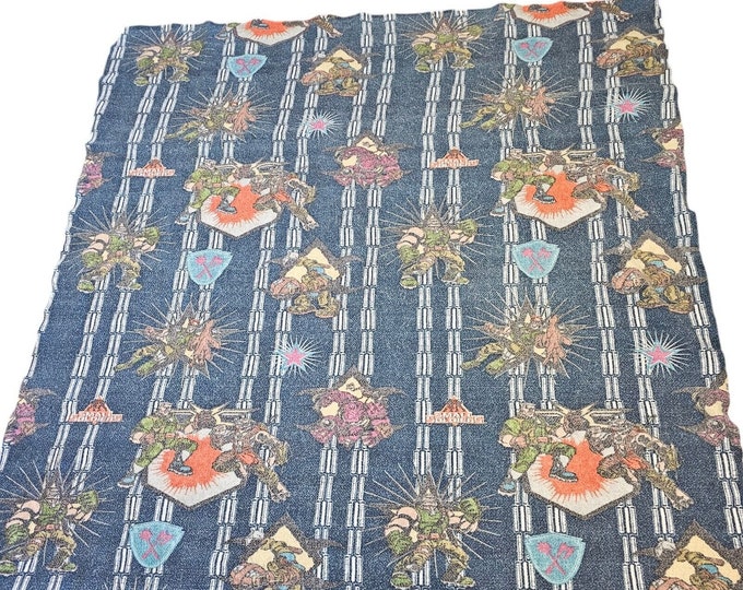 Vintage 90s Small Soldiers Movie Felt Blanket Material Faded 70 X 71 - Etsy