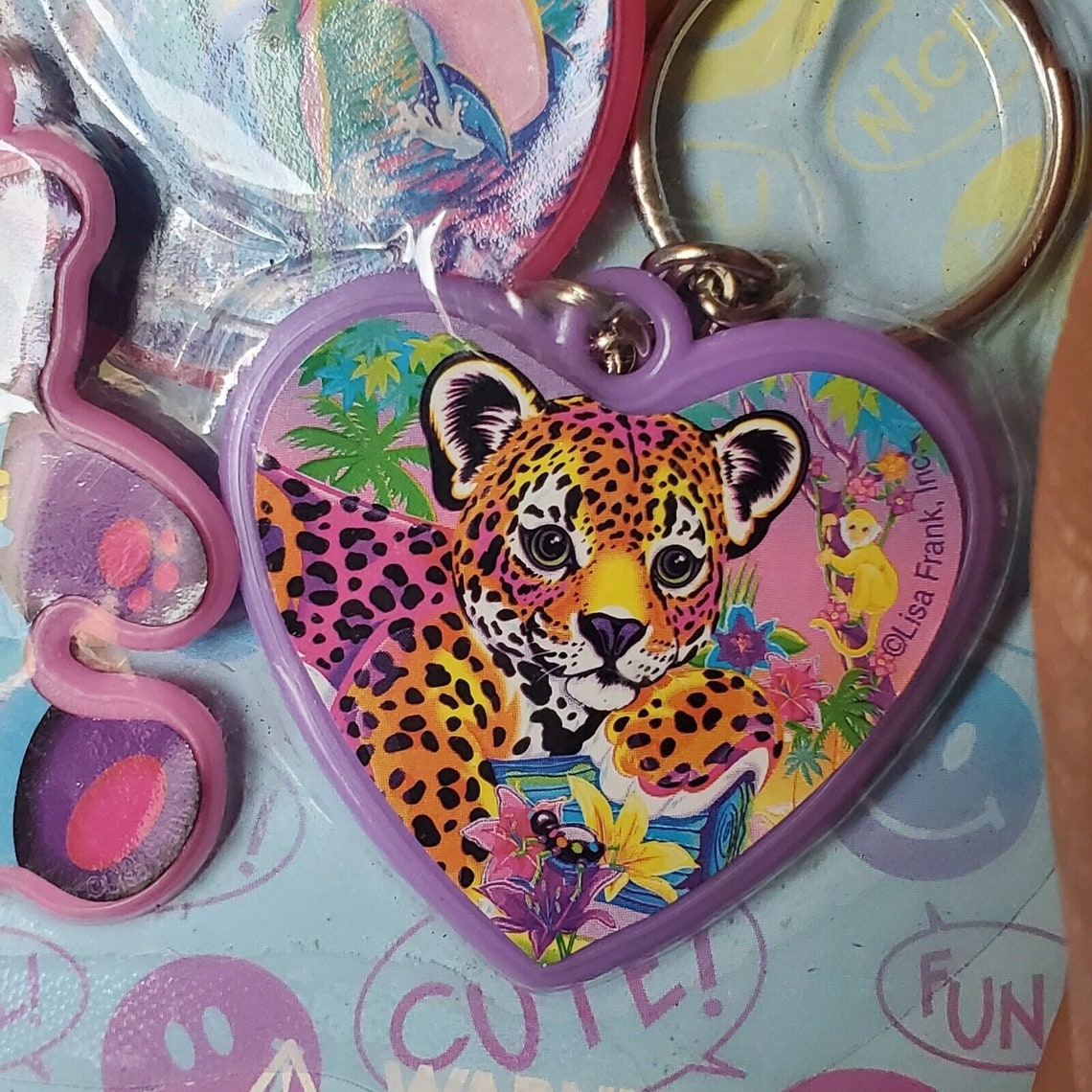 Y2K Early 2000s Lisa Frank Notebook Keychains Set of 5 Open Package ...