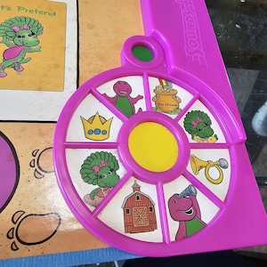 Barney Sounds of Fun Talking Board Game Parker Bros 1993 Complete WORKS ...