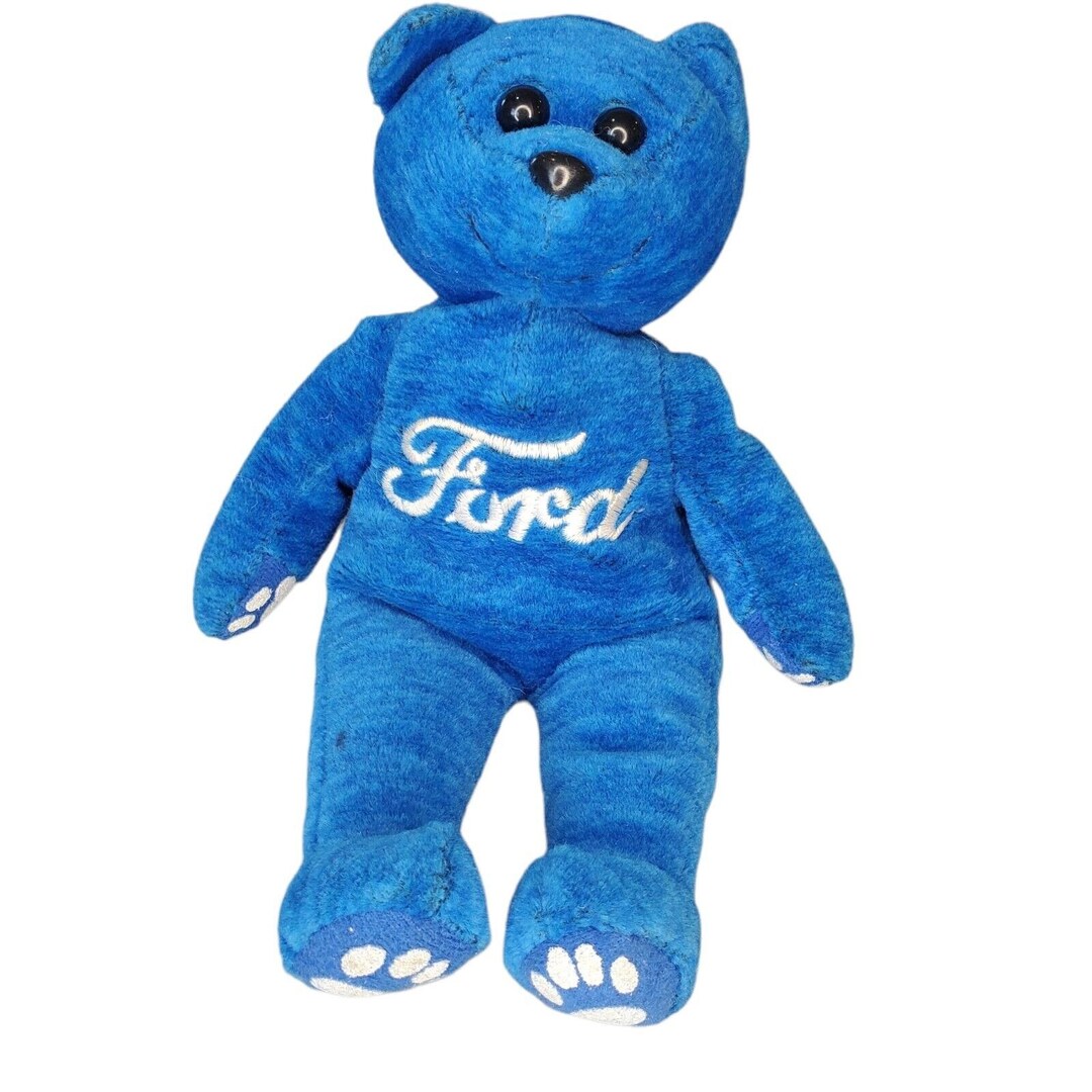 Kabor Ford Motor Co Teddy Bear Bean Bag Car Auto Stuffed Animal Plush ...