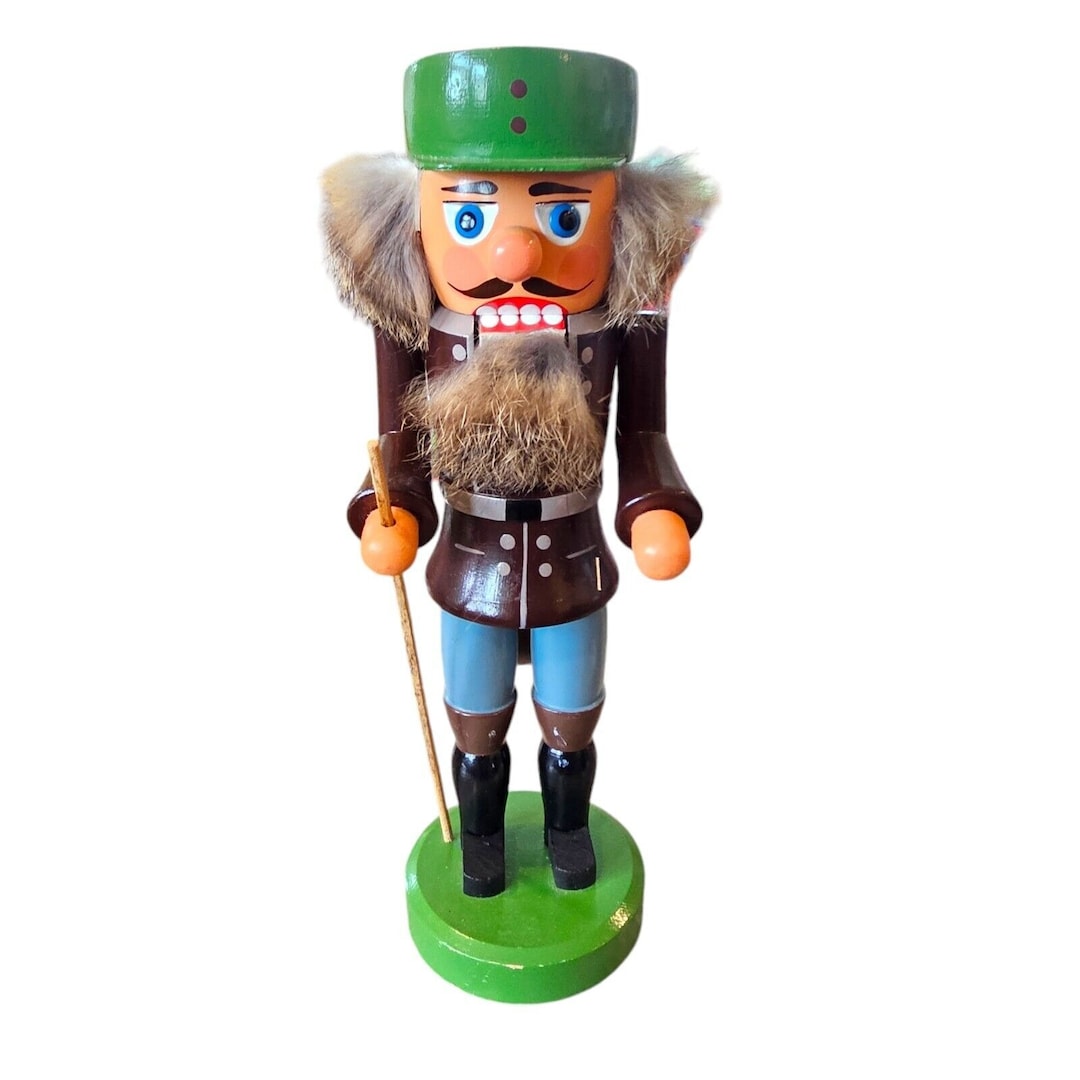 Vintage Original Erzgebirge Nutcracker Woodsman Ranger 9.5" Germany ...