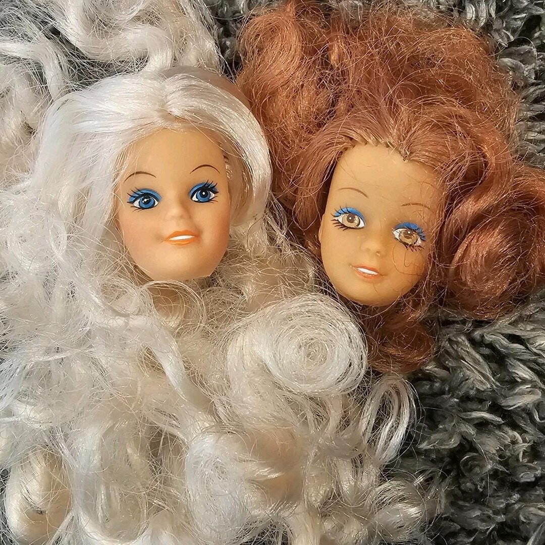 VTG Totsy Barbie Clone Head Replacements Sandi Ms. Flair 1987 88 Red ...