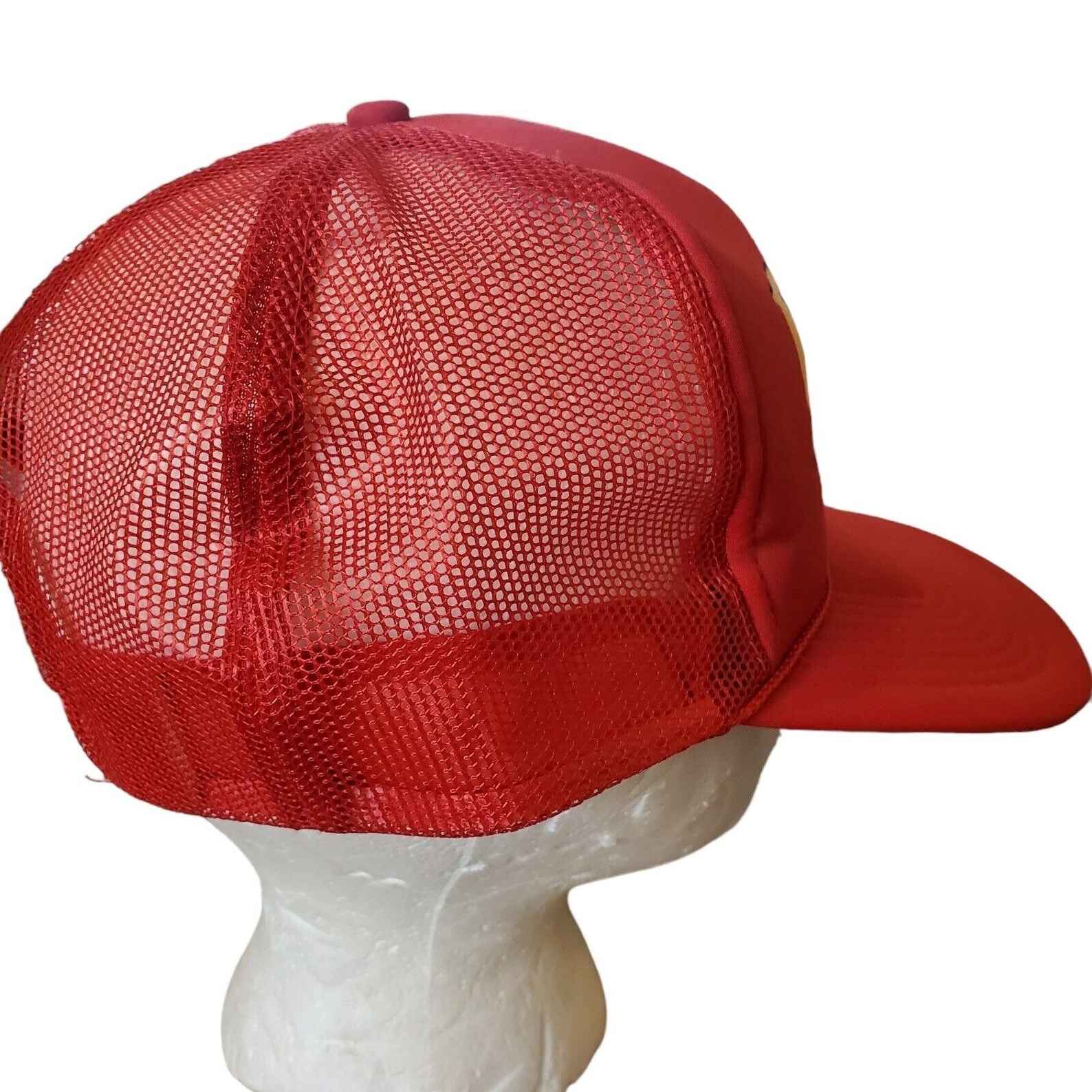 Vintage 80s Mesh Trucker Rope Hat Latin Do You Want A Cold One Red ...