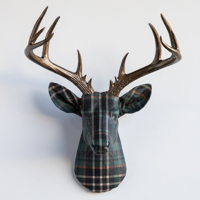 Deer Head Mount Fabric - Etsy