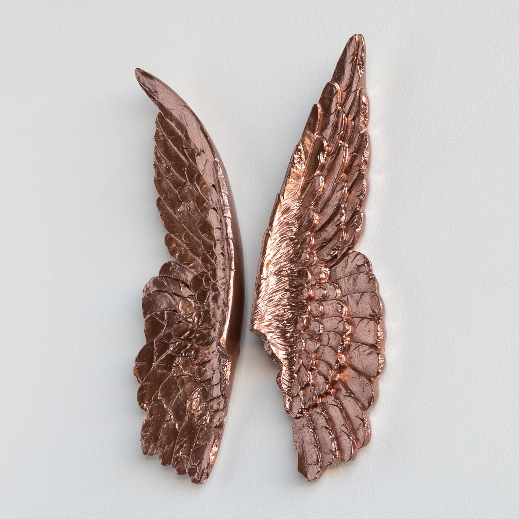Faux Taxidermy Mini Angel Wings - Wall Decor - Rose Gold - ANG11 - Etsy