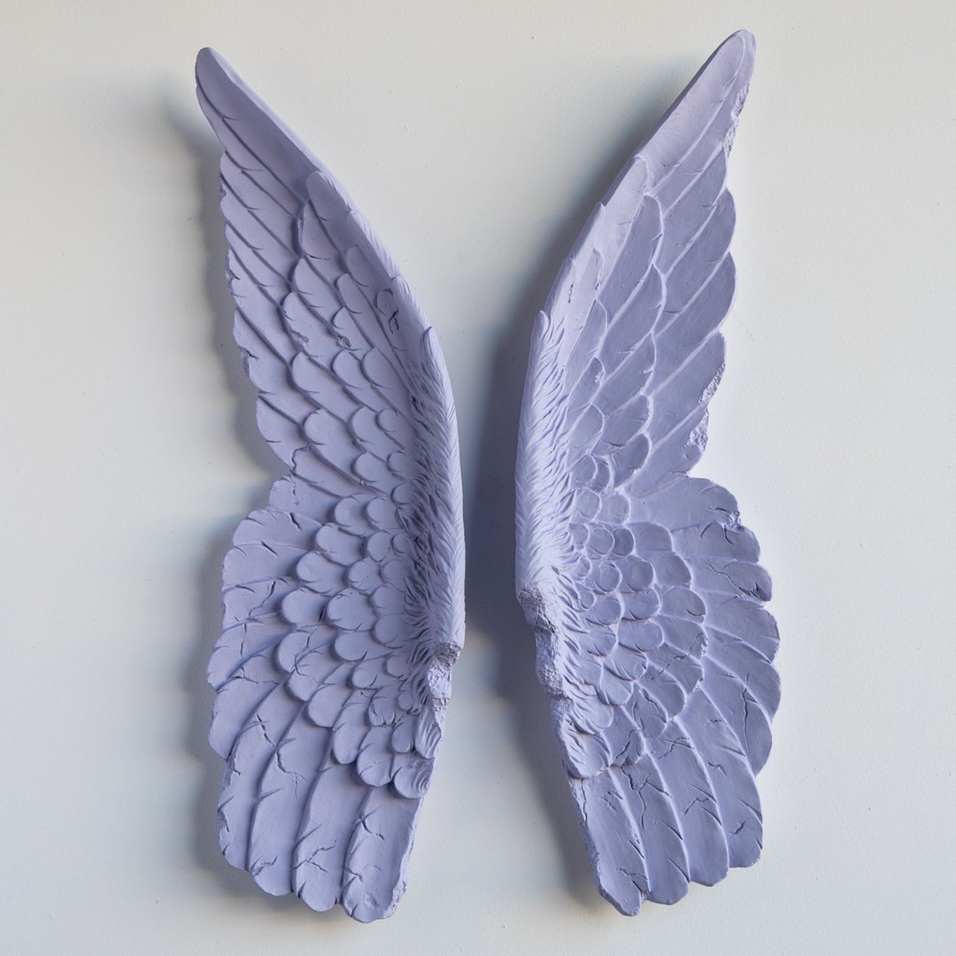 Faux Taxidermy XL Angel Wings - Wall Decor - Lavender - XLANG23 - Etsy