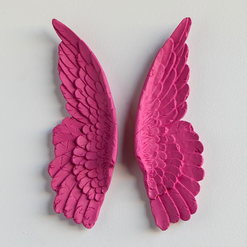 Hot Pink Angel Wings - Etsy