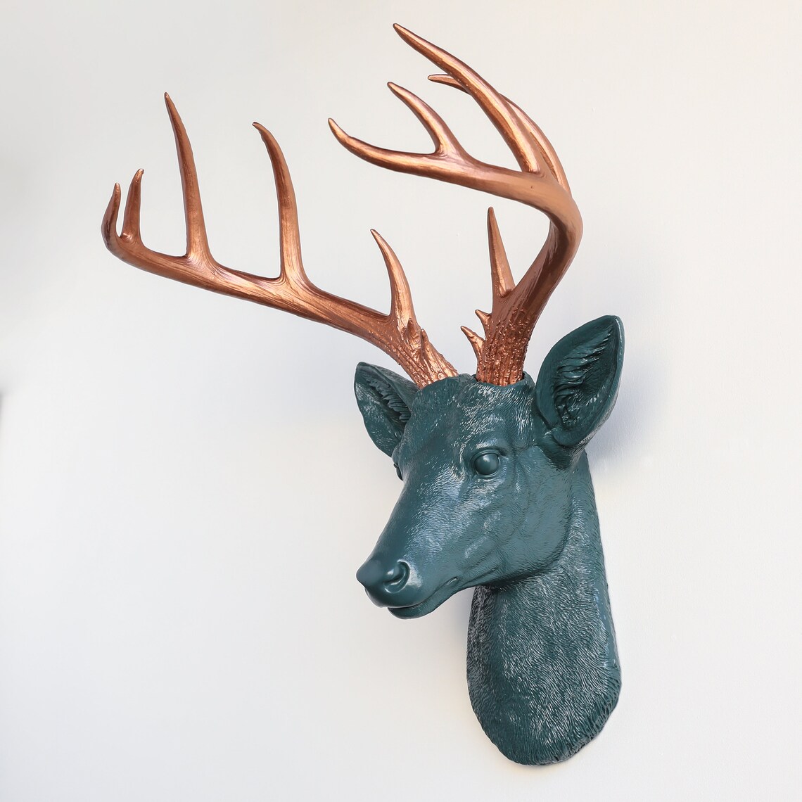 Faux Taxidermy Large Deer Wall Mount Wall Decor Forest and - Etsy