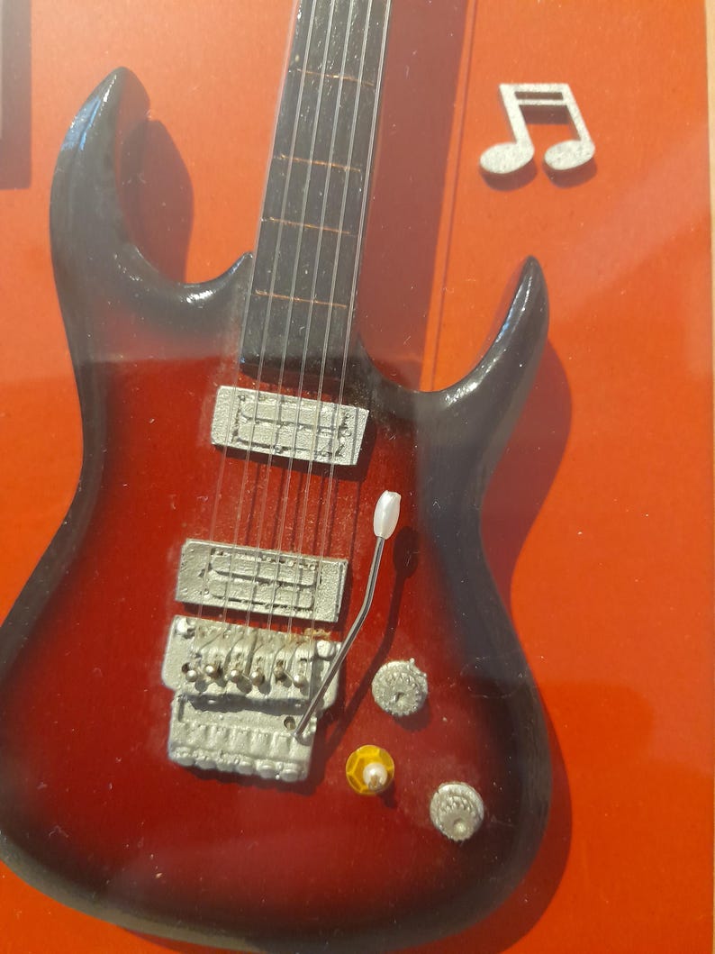 Pink Floyd the Wall Deep Frame With Mini Guitar and Laser Engraved ...