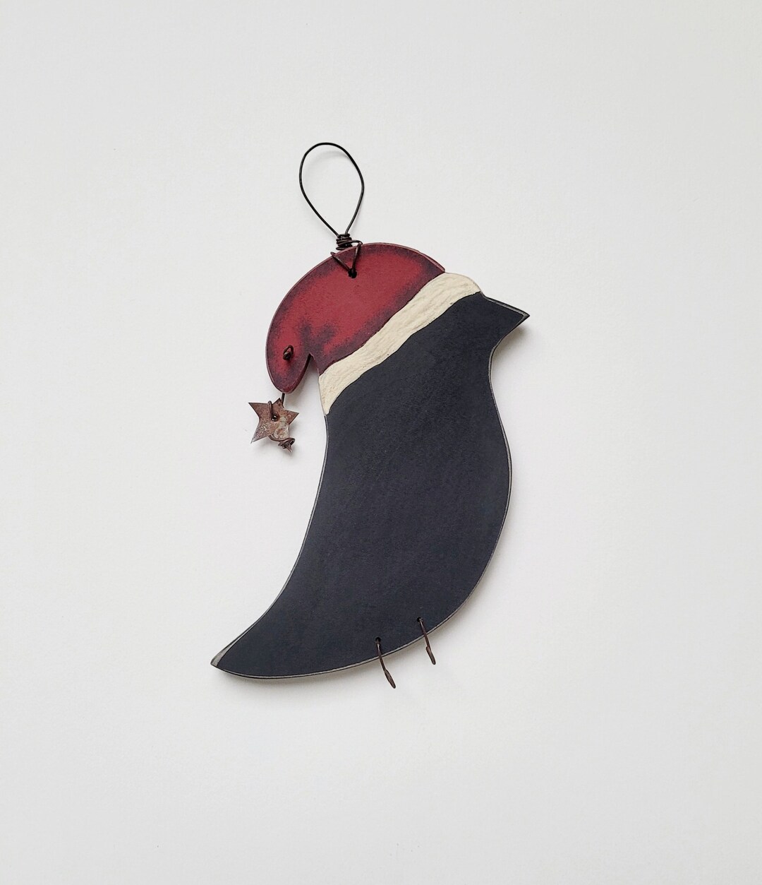 Crow Primitive Crow Crow Ornament Christmas Crow Christmas Ornament ...