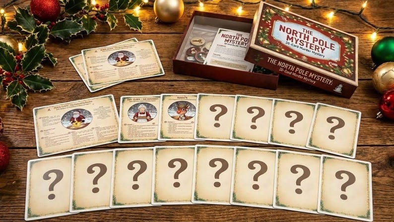 Printable Christmas Mystery Party Game – Who Broke the Star (digital ...
