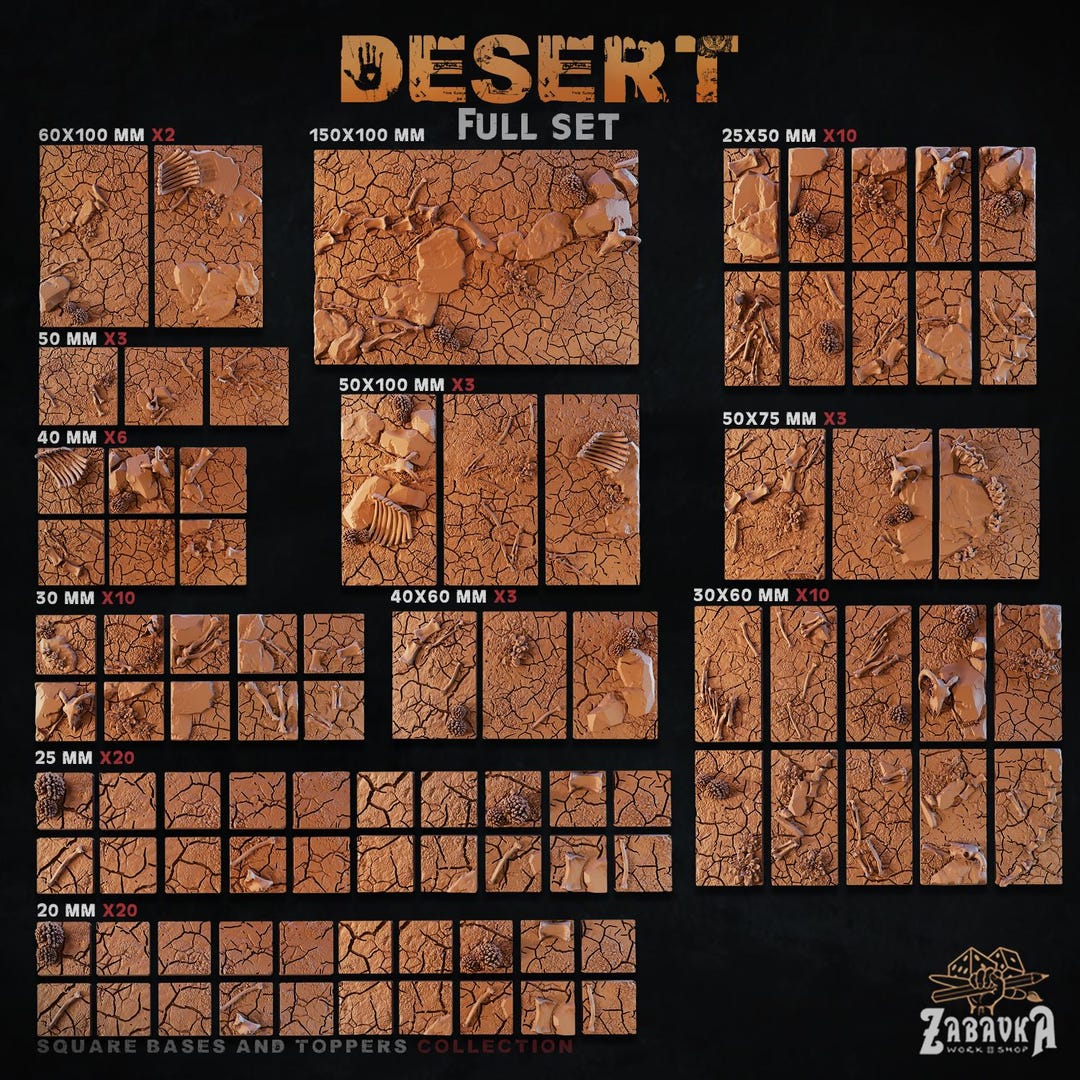 Desert - Wargames Bases and Toppers - Warhammer/old World/the 9th Age ...