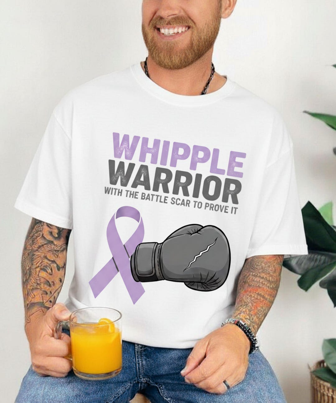 Whipple Warrior Boxing Glove PNG: Pancreatic Cancer Awareness (digital ...
