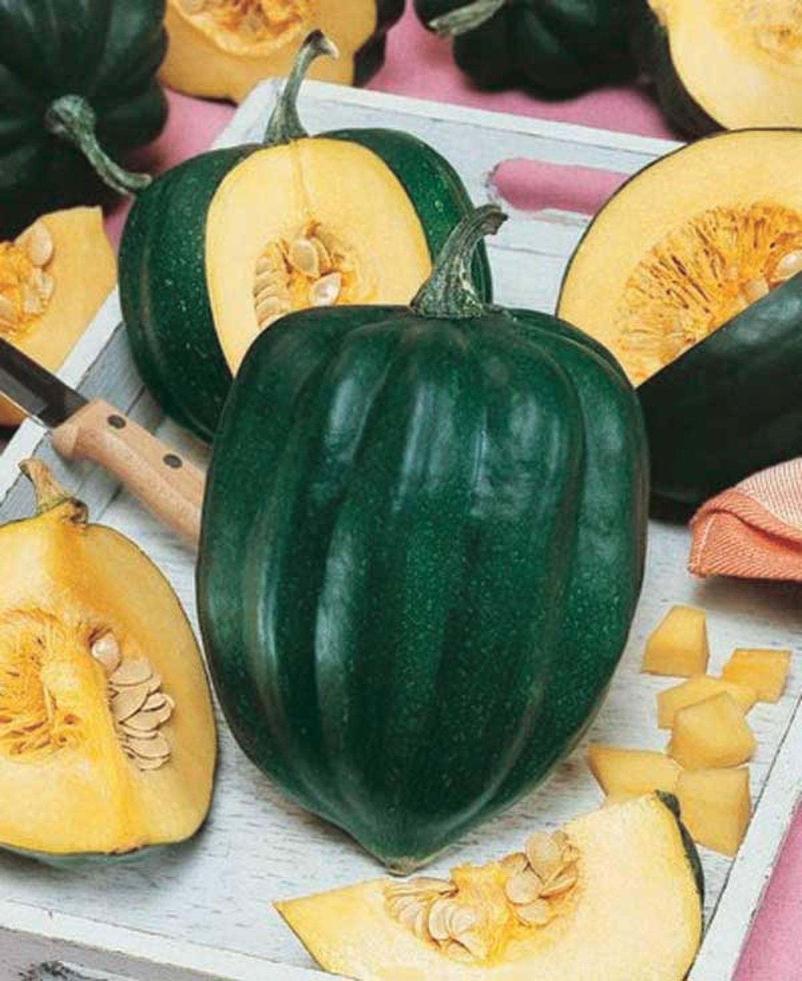 30+ Seeds, Squash (winter)- Acorn Table Queen, Vegetable Seed, Heirloom ...