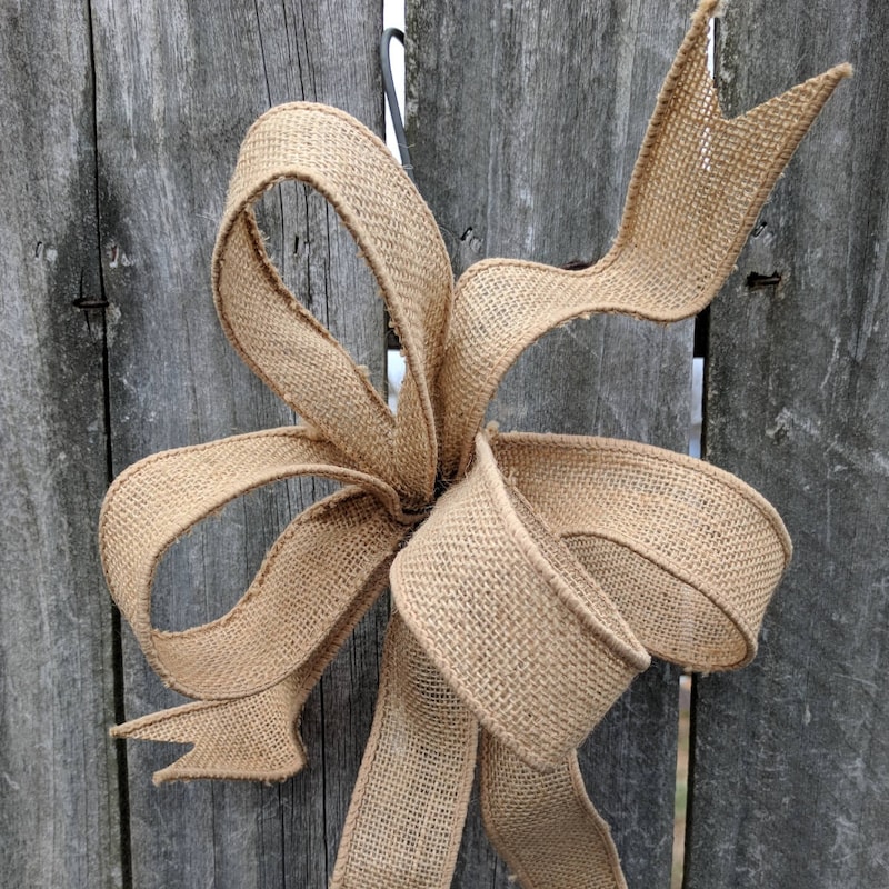 Burlap Bow - Etsy