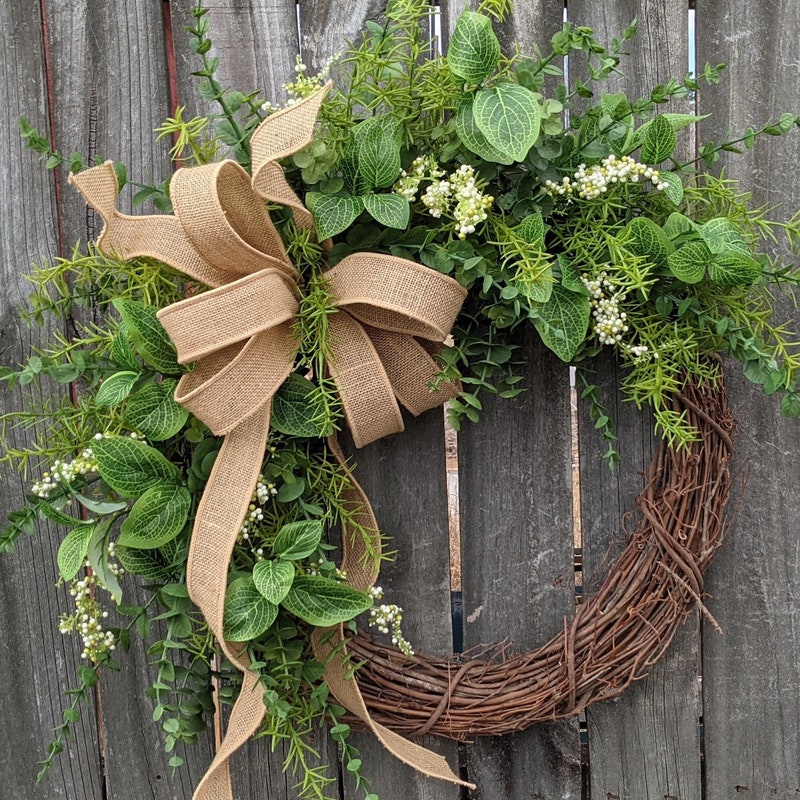 Green Wreath - Etsy