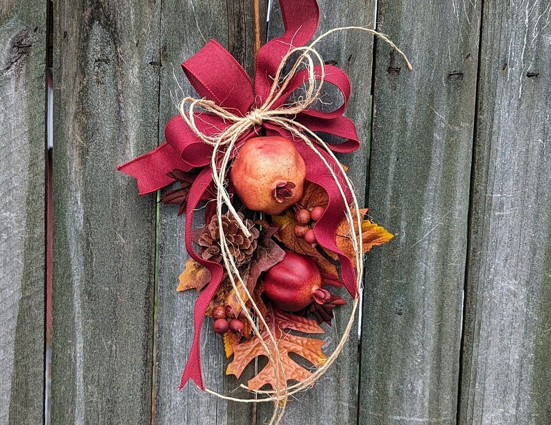 Fall Mini Swag, Autumn Wedding Lantern Swag, Small Fall Swag, Aisle ...