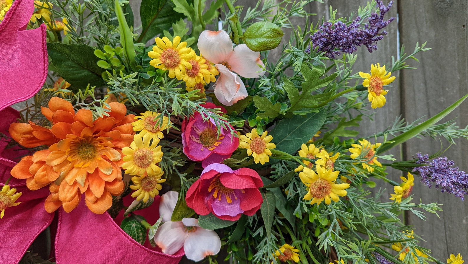 Spring Wreath Bright Wreath for Spring and Summer Bright - Etsy