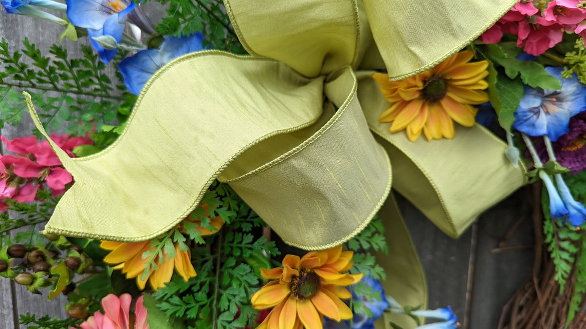 Spring Wreath Spring/summer Wreath Spring Wreath Bright - Etsy
