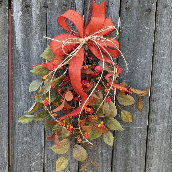Fall Door Swag - Etsy