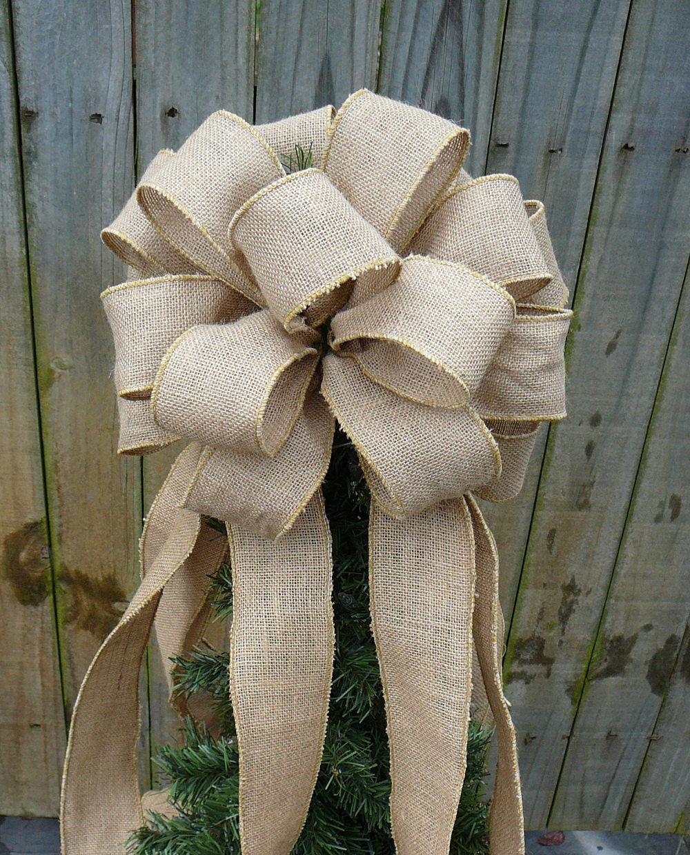 How To Make A Burlap Bow For Tree Topper All You Need Infos