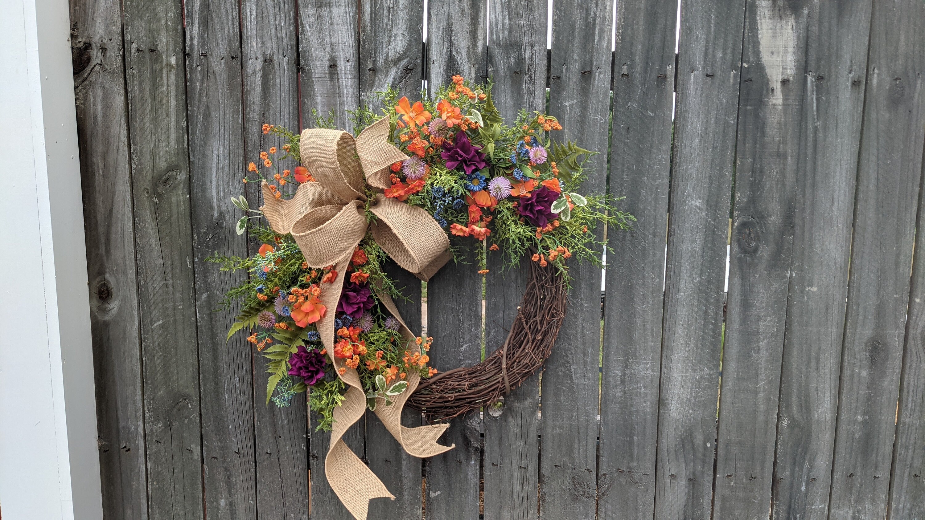 Spring Wreath Spring/Summer Wreath Spring Wreath with Bow | Etsy