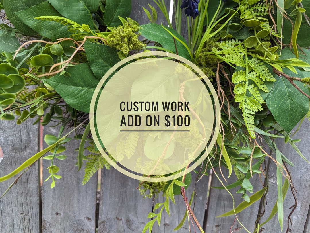 Custom Work Add On, for Purchase at Direction of the Seller Only 100 ...