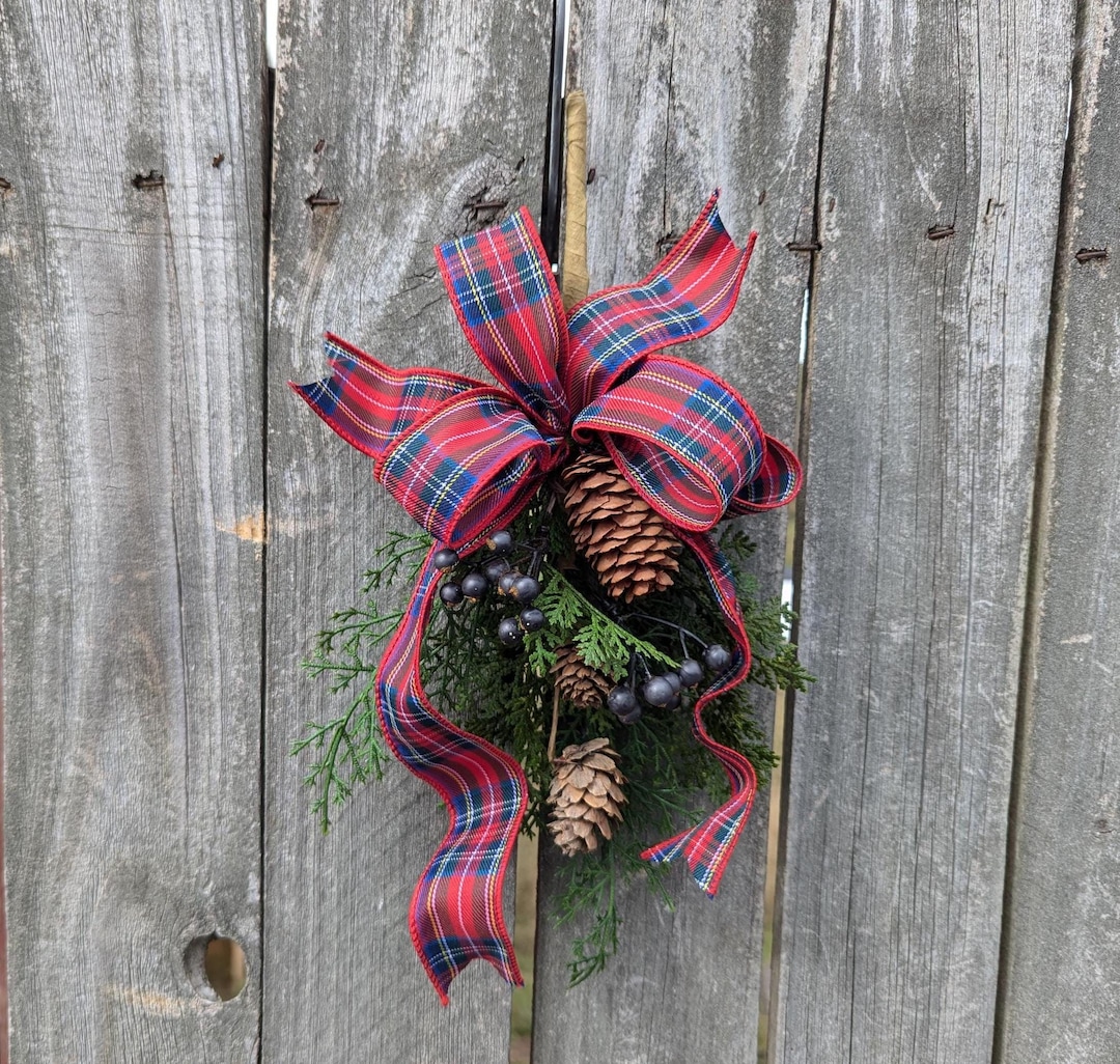 Christmas Tiny Swag, Small Lantern Swag, Christmas Decor, Swag for ...