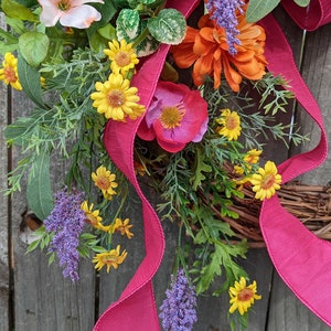 Spring Wreath Bright Wreath for Spring and Summer Bright - Etsy
