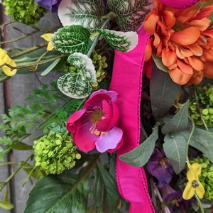 Spring Wreath Bright Wreath for Spring and Summer Bright - Etsy