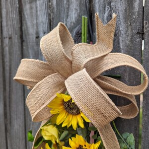 Door Swag, Sunflower Swag for Door, Pew End, Large Lantern, Sunflower ...