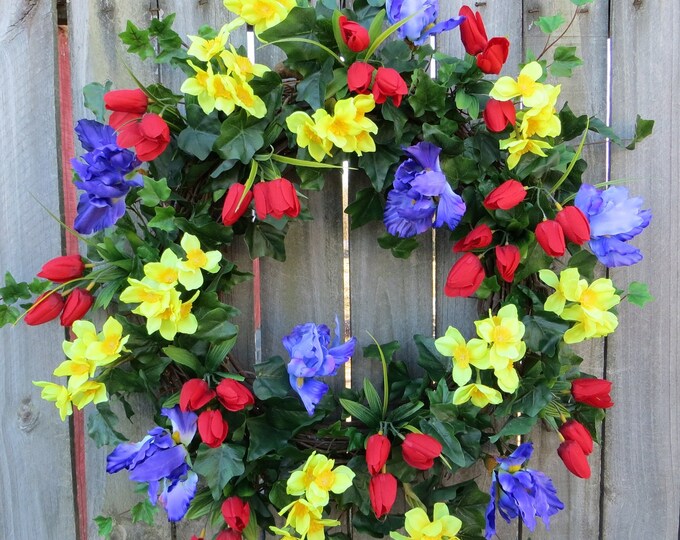 Spring / Summer Door Wreath Spring / Summer Door Wreath - Etsy