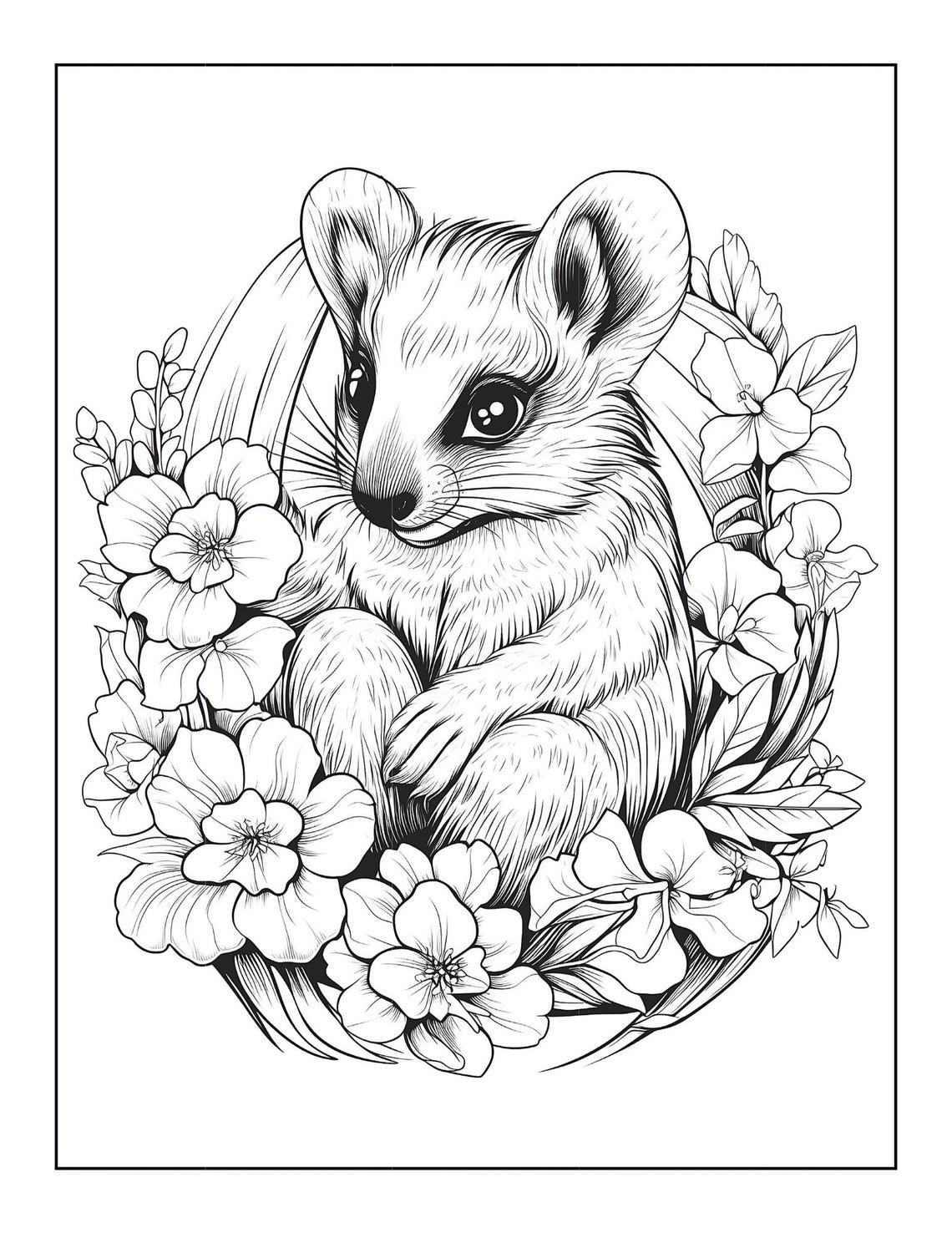 Animal Colouring Pages | Digital (PDF) Download | 50 Detailed Animal ...