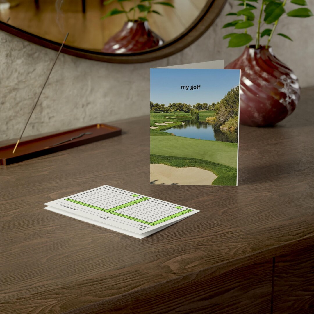 Golf Scorecard Pack Statistics Tracking Round Analysis Sheets Golfer ...