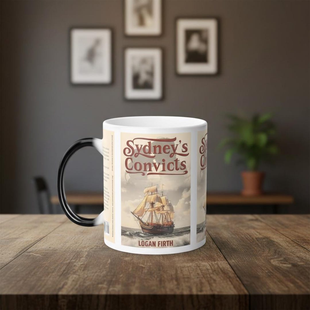 Color Changing Mug – Sydney’s Convicts Book Cover Heat Sensitive Coffee ...