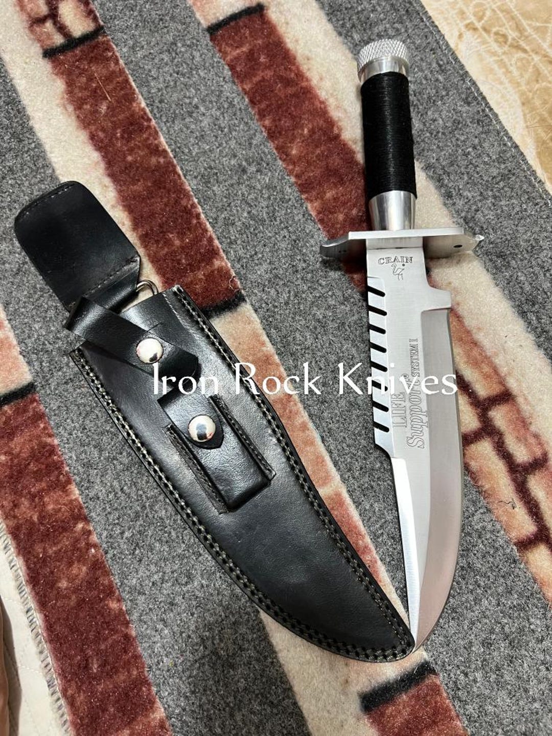 Handmade Jack Crain LS1 Commando Replica Bowie Knife Built Like ...