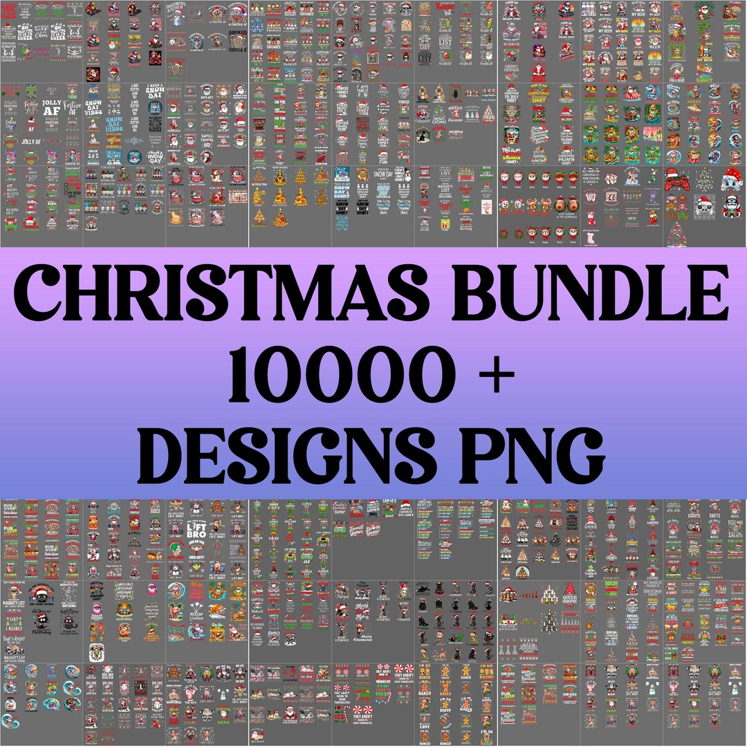 10000+ Christmas Bundle Png – Cozy Bedtime Christmas Clipart, Family ...