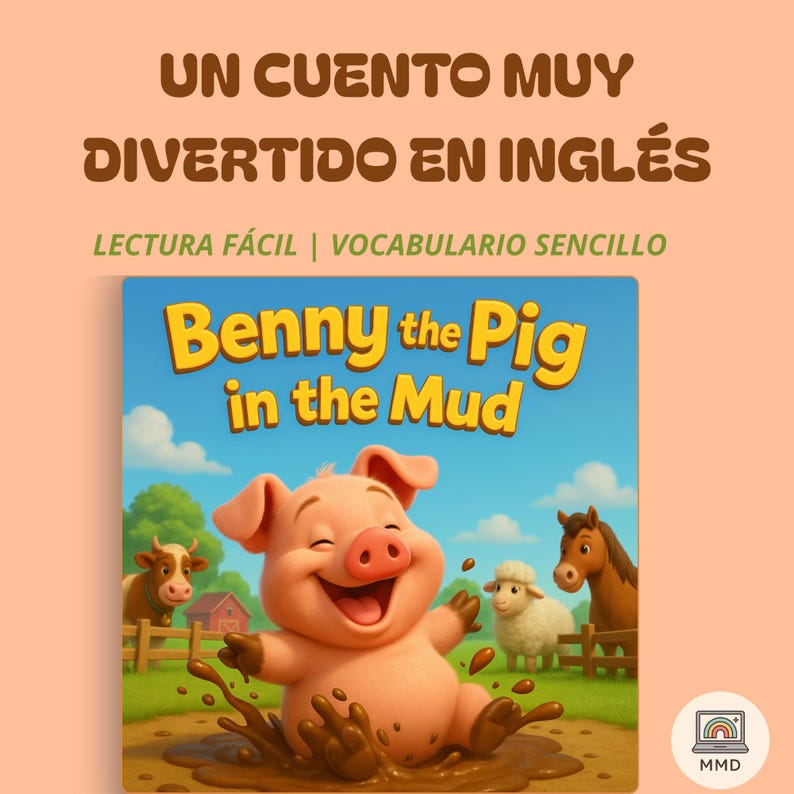 Benny the Pig – Easy English Story for Kids | Reading for Beginners ...