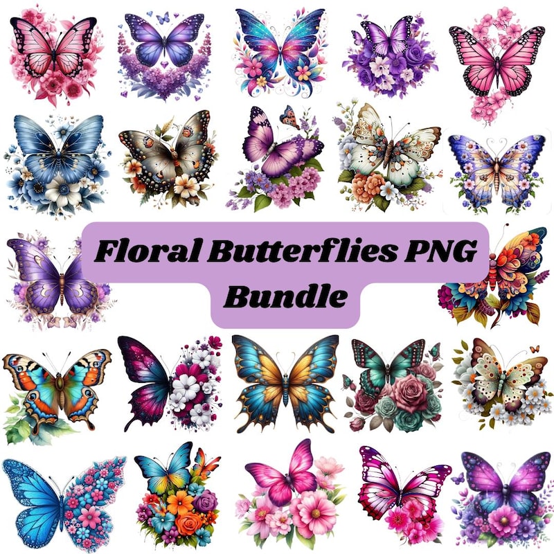 Butter Fly. Flower - Etsy