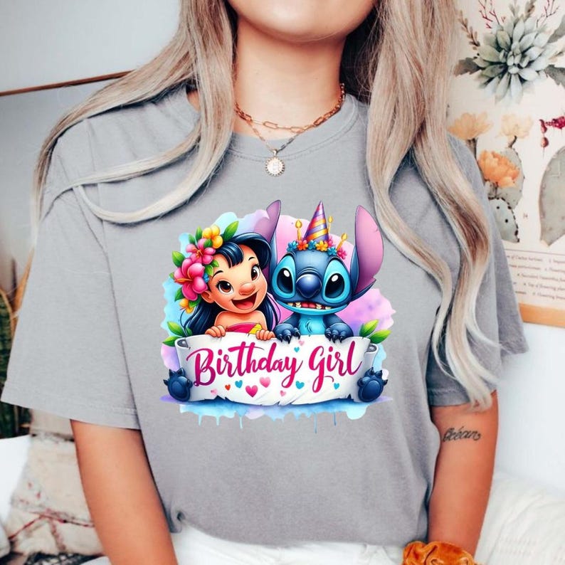 Stitch Birthday PNG Bundle, Lilo and Stitch Clipart (digital Download ...