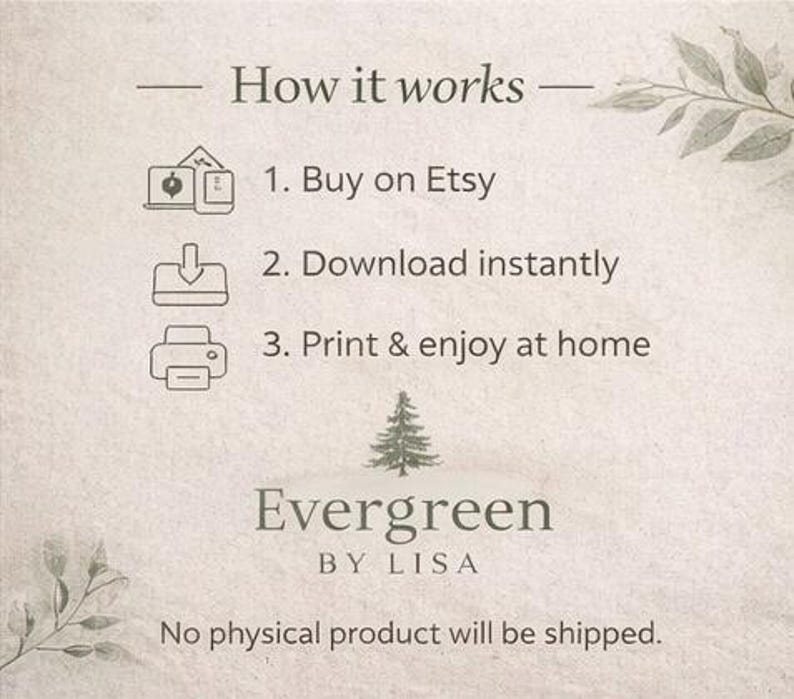 Self Care Planner Printable | Evergreen Wellness Planner PDF | Habit ...