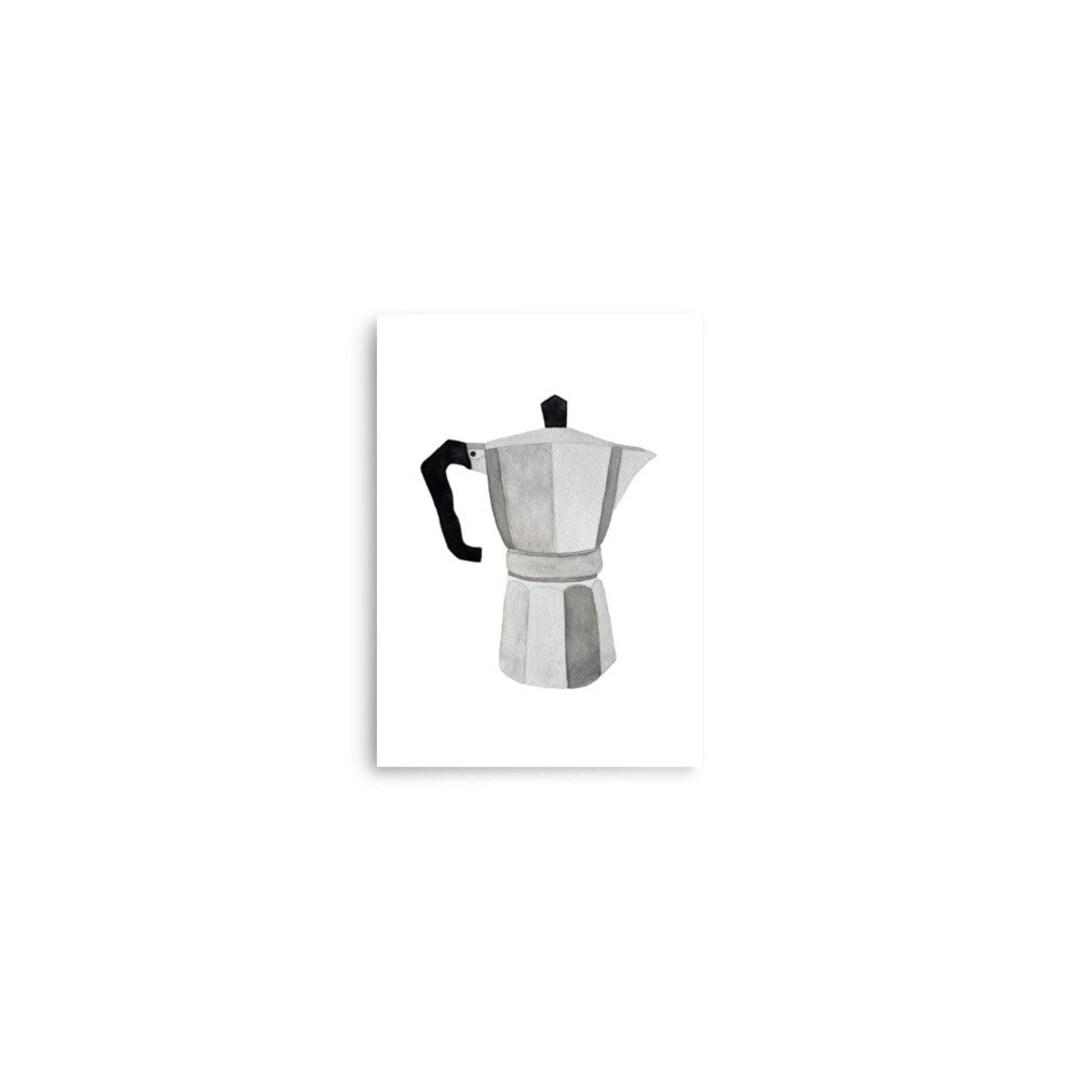 La Cafetera Cuban Italian Espresso Coffee Maker Art Print - Etsy