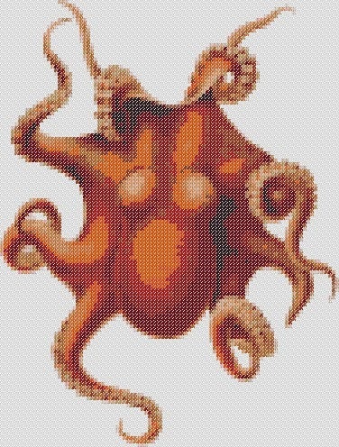 Octopus Cross Stitch Pattern PDF Digital Download Sewing Craft - Etsy