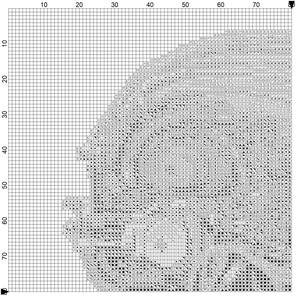 Biological Illustration of a Terminator T-800 Cross Stitch Pattern PDF ...