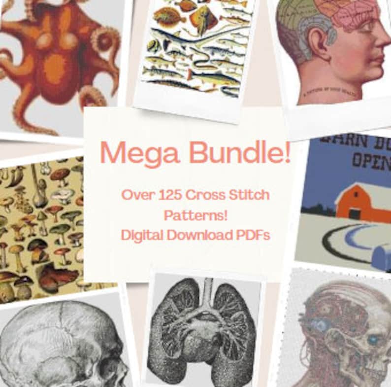 Ultimate Mega Bundle: Giant Collection of Digital Cross Stitch Patterns ...