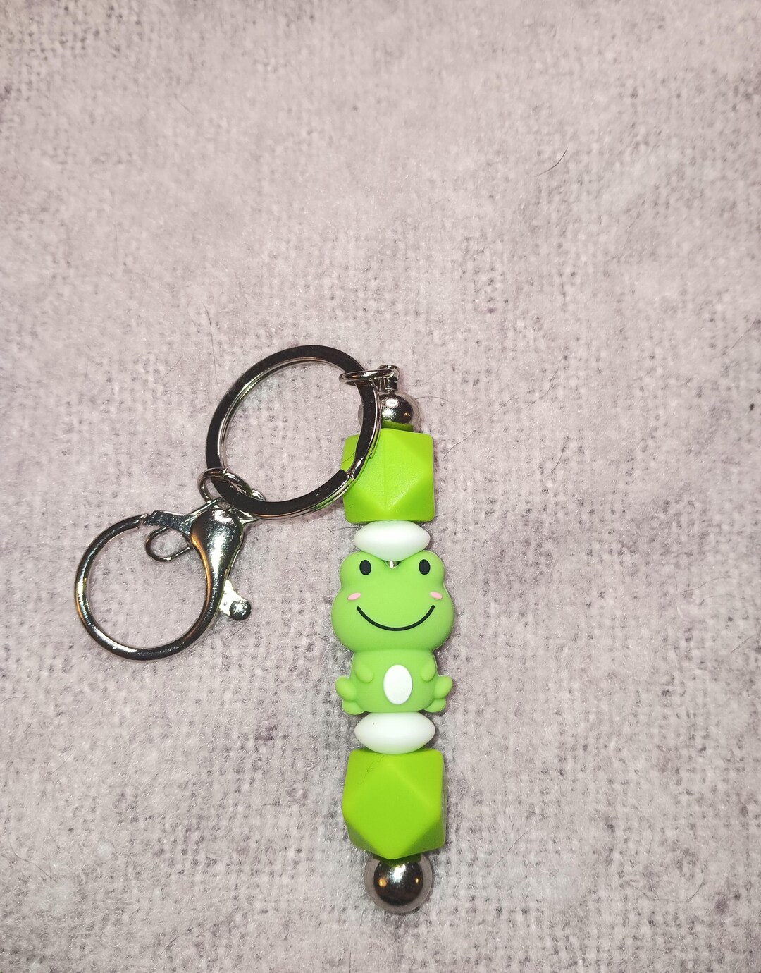 Beaded Frog Keychain - Etsy