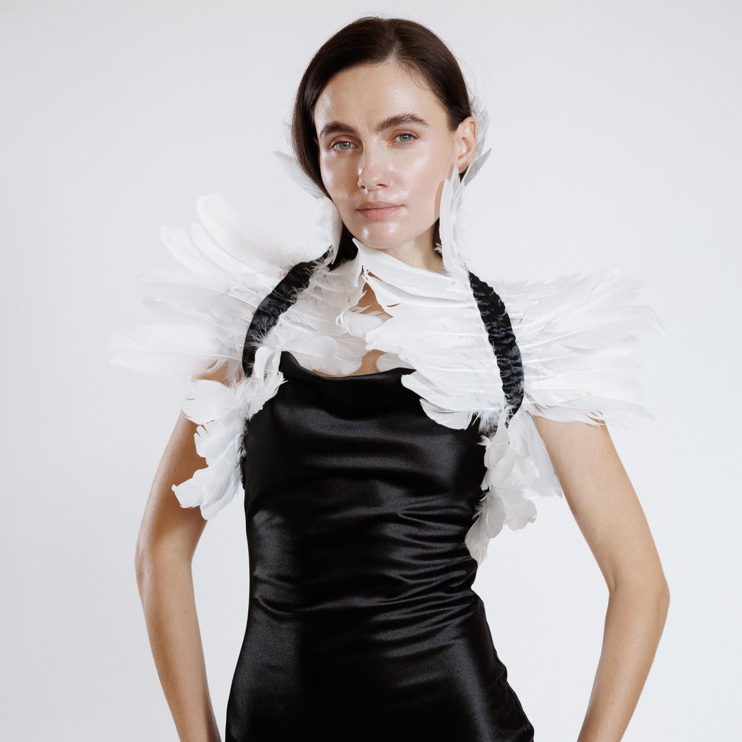 Helloween Outfit, Feather Cosplay, Carnival Costume, Steampunk Feathers ...