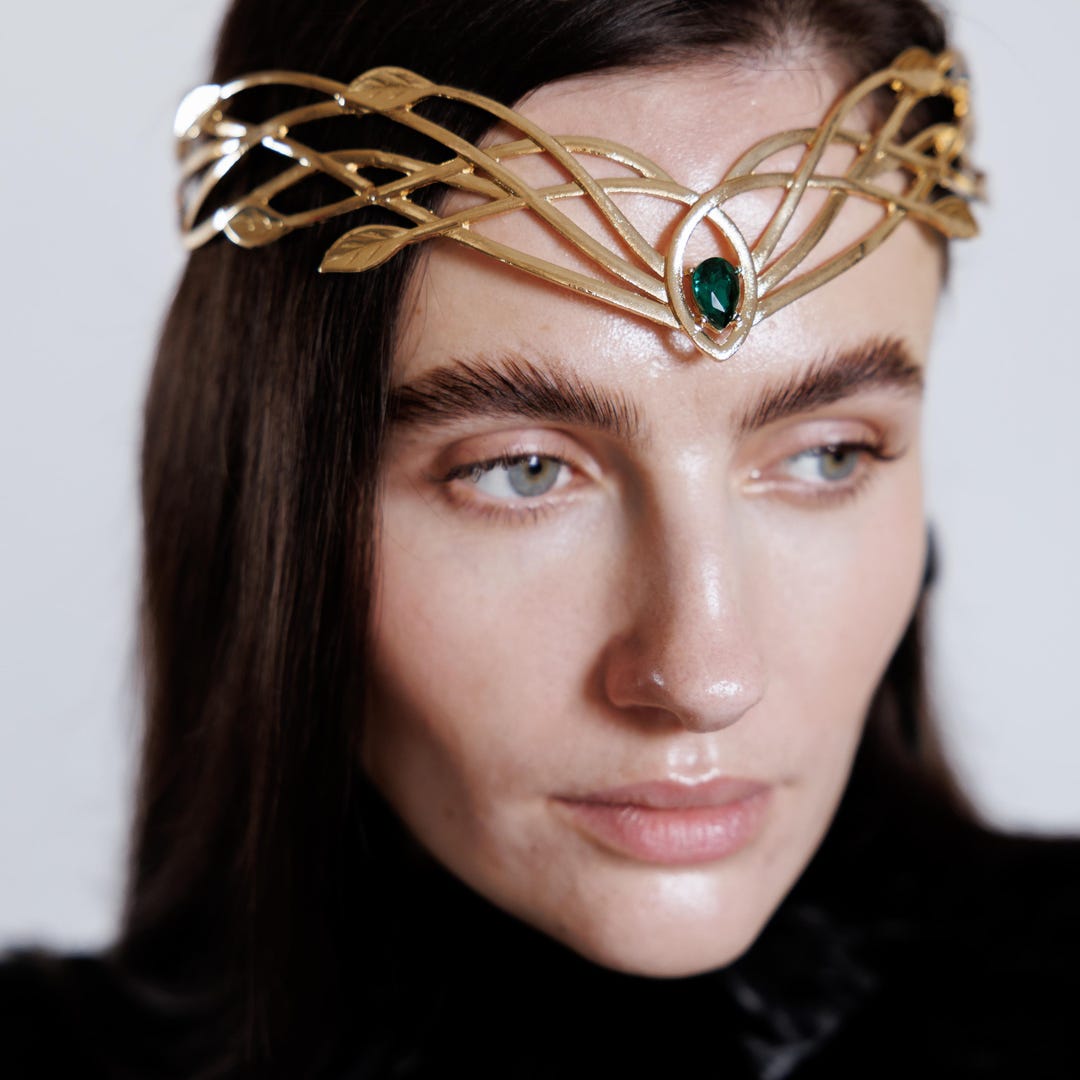 Elven Tiara, Elf Crown, Fairy Tiara Crown, Fantasy Tiara, Elf Headpiece ...