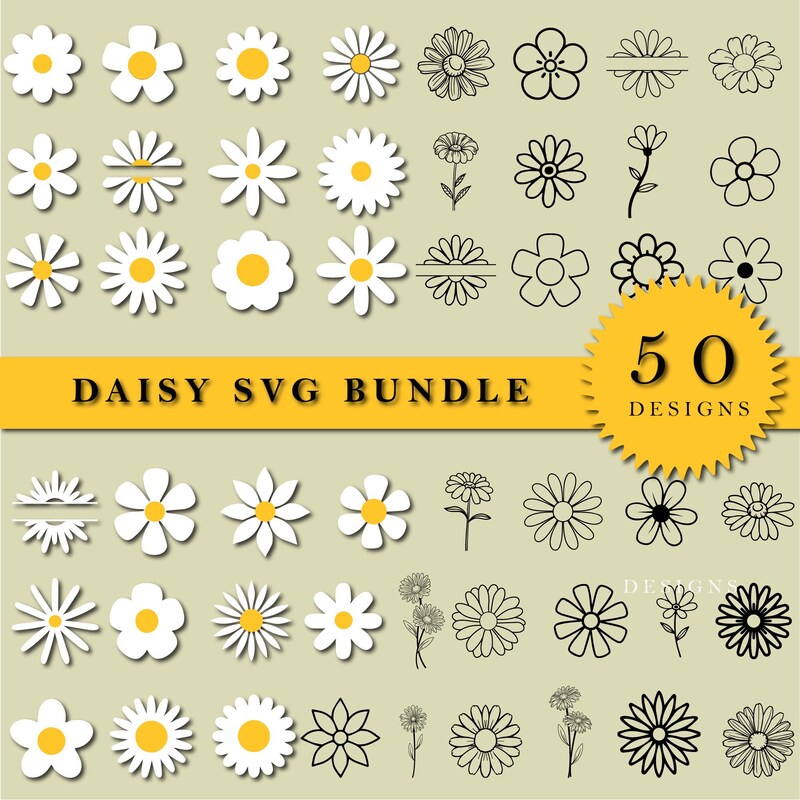 Daisy Svg - Etsy